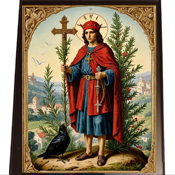 no brand | Other | St Expedite Picture In A 8x Glass Front Frame | Poshmark